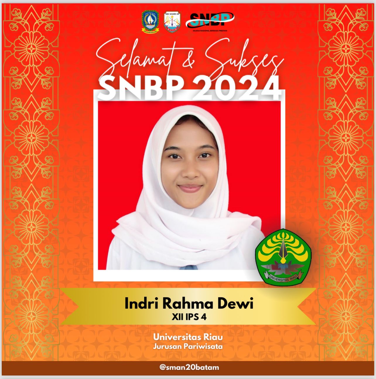 SISWA/I SMAN 20 BATAM YANG BERHASIL LULUS SNBP TAHUN 2024 – SMAN 20 ...